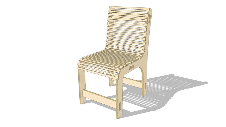 Laser cut chair | 3D Warehouse