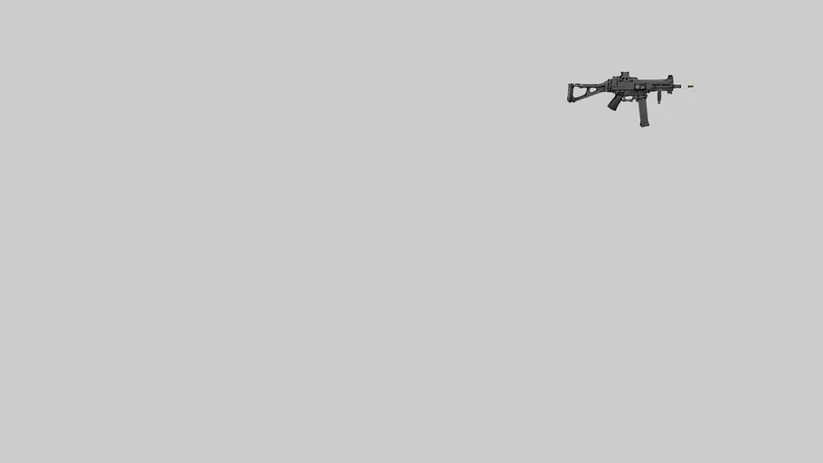 Ump 45 Holigraphic sight and grip | 3D Warehouse