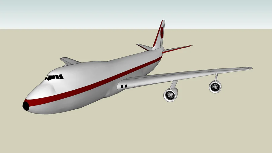 747 Airplane | 3D Warehouse