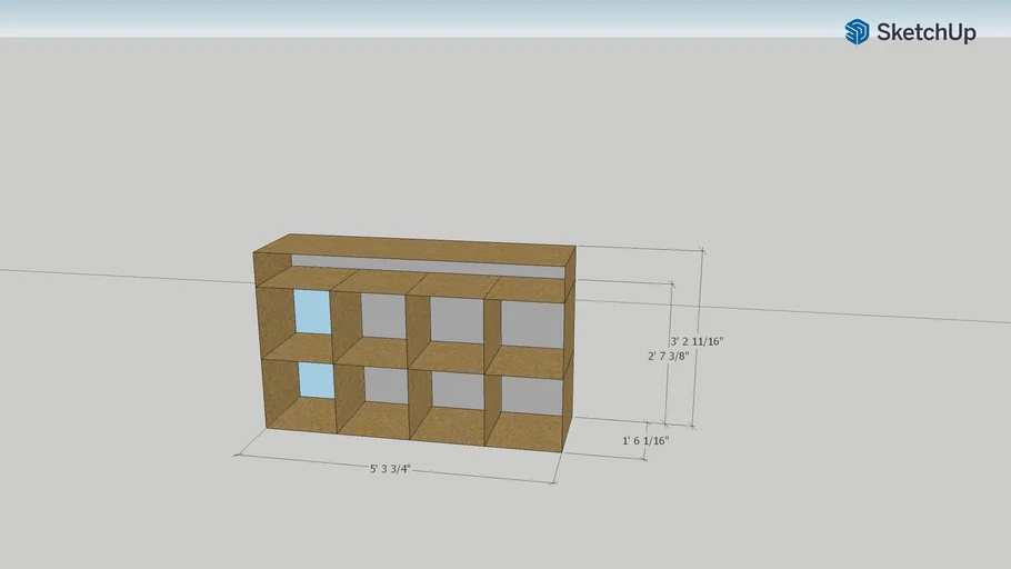 Cube Storage Unit CB2021 | 3D Warehouse