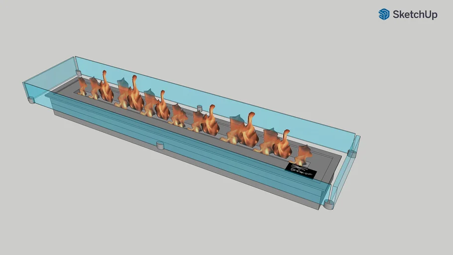 KOKOMO 40 INCH FIRE FEATURE | 3D Warehouse