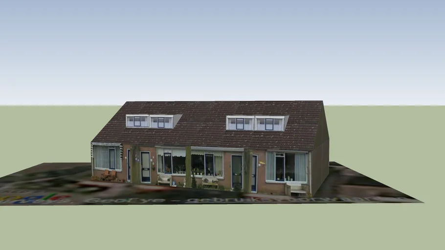 Huizen aan de Parkstraat, Lemmer | 3D Warehouse