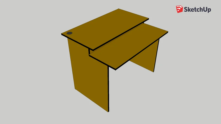 computer table #1.2 | 3D Warehouse