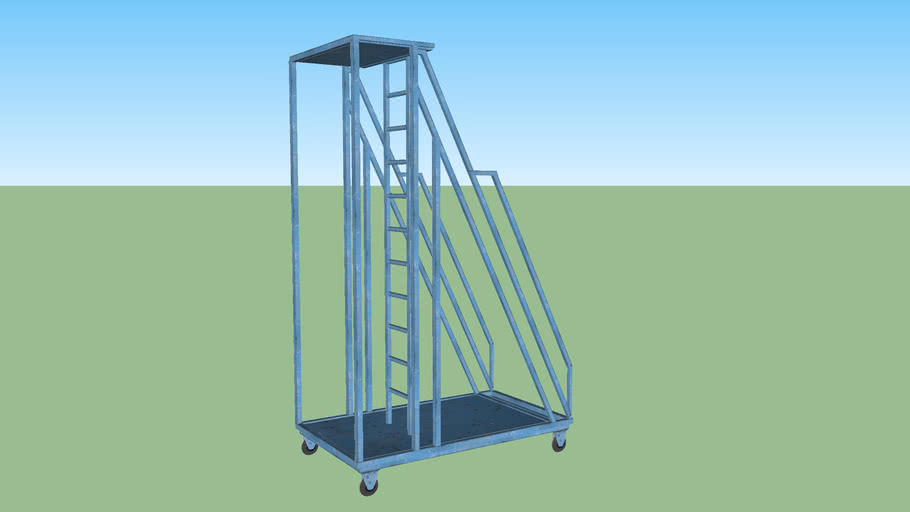 Movable ladder | 3D Warehouse