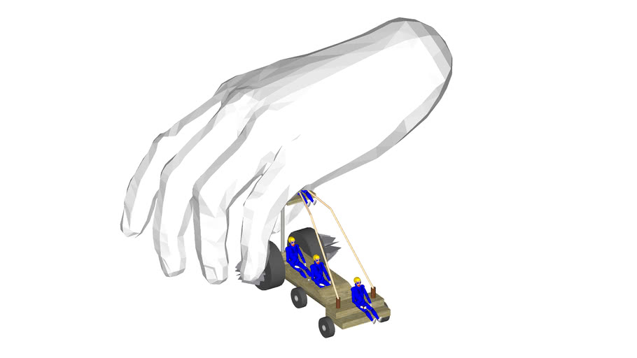 Master Hand Grabbing Kids off of A Vehicle | 3D Warehouse