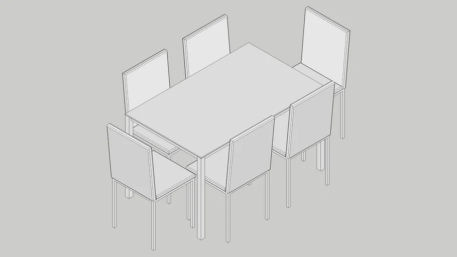 Mesa simple | 3D Warehouse