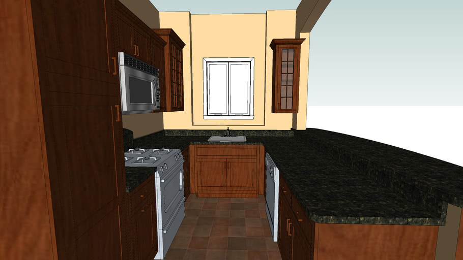Small Kitchen | 3D Warehouse
