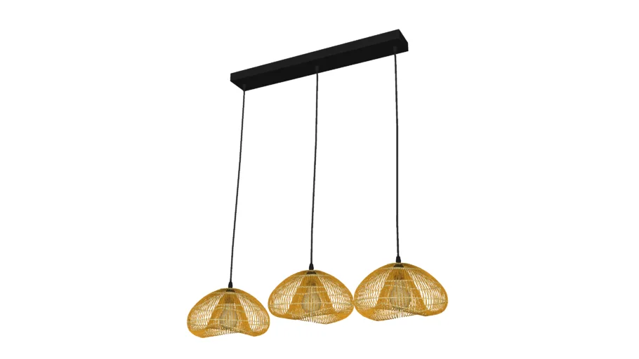 56534 Pendant Lamp Aloha Drop Tre 80cm | 3D Warehouse