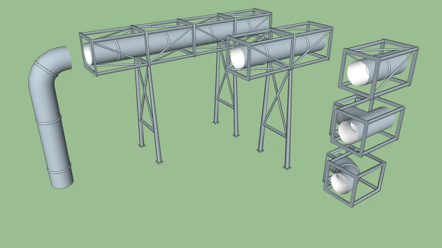 Elevated Pipe | 3D Warehouse