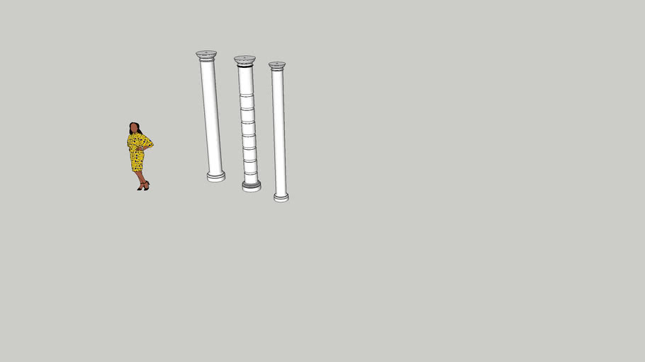 circular columns | 3D Warehouse