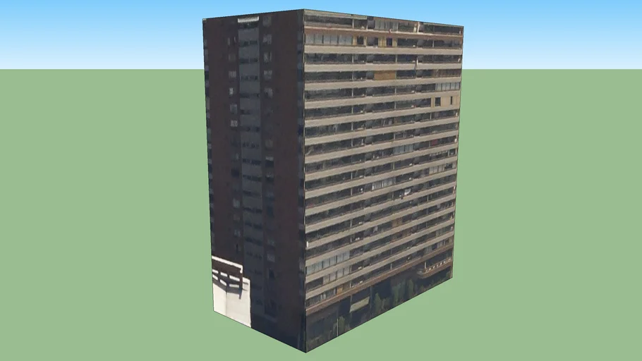 Edificio en Las Condes, Santiago, Chile, Rotonda Atenas | 3D Warehouse