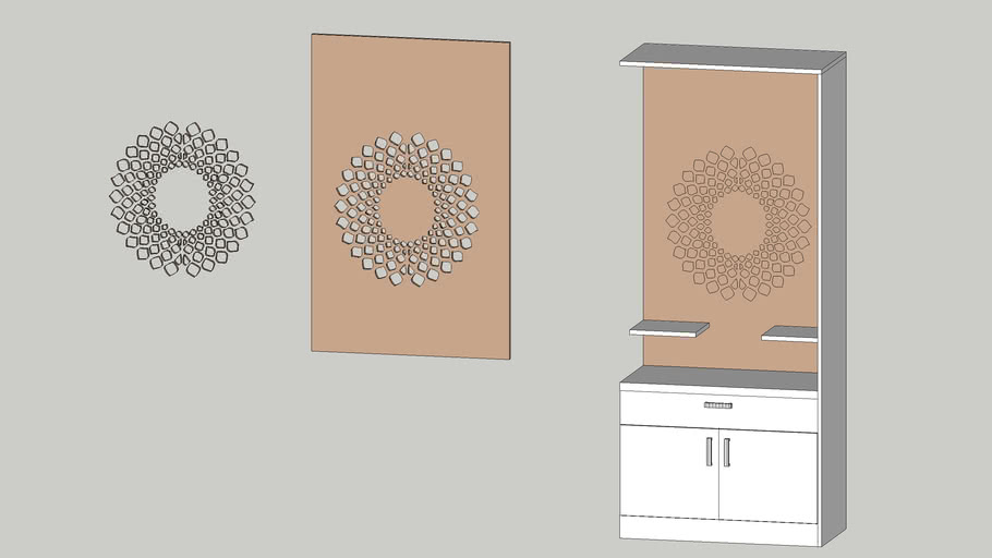 POOJA CNC CUT PANEL | 3D Warehouse