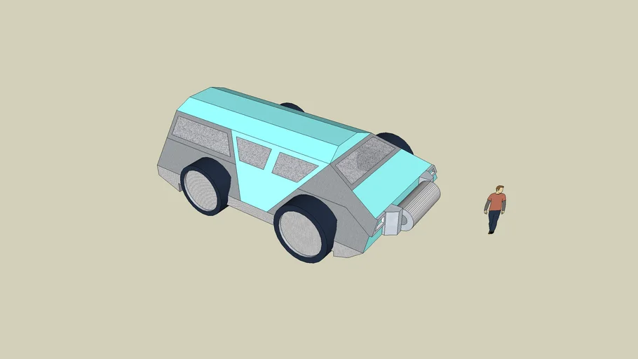 Battery free car 2 | 3D Warehouse