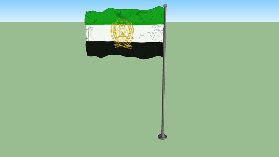 Flag of Afghanistan 1992-2001 | 3D Warehouse