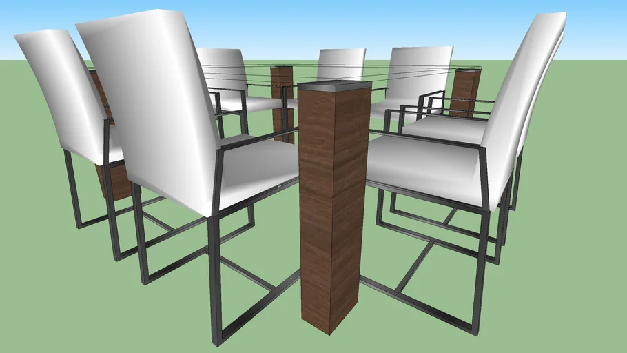 Dining Table 8 Seats | 3D Warehouse