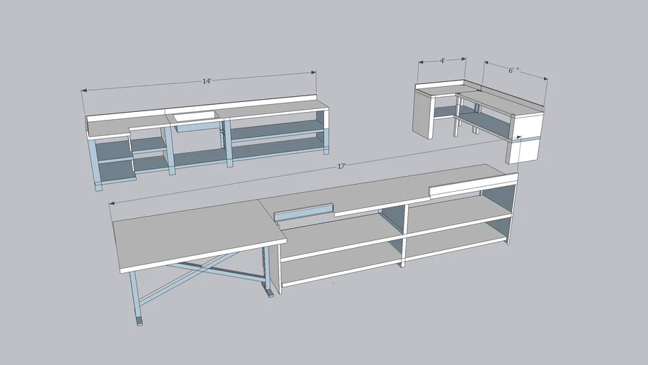 church counters | 3D Warehouse