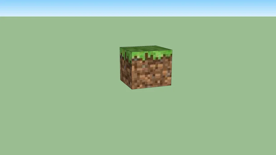 Minecraft Grass Block | 3D Warehouse