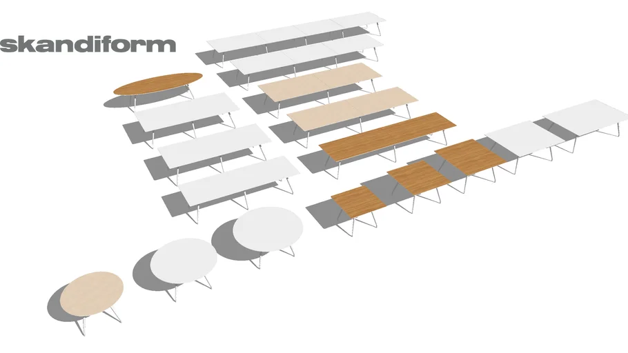 Skandiform Colt Table | 3D Warehouse