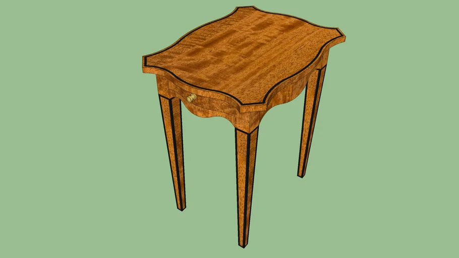 Table Small Side End Occasional Serpentine George III Hepplewhite ...