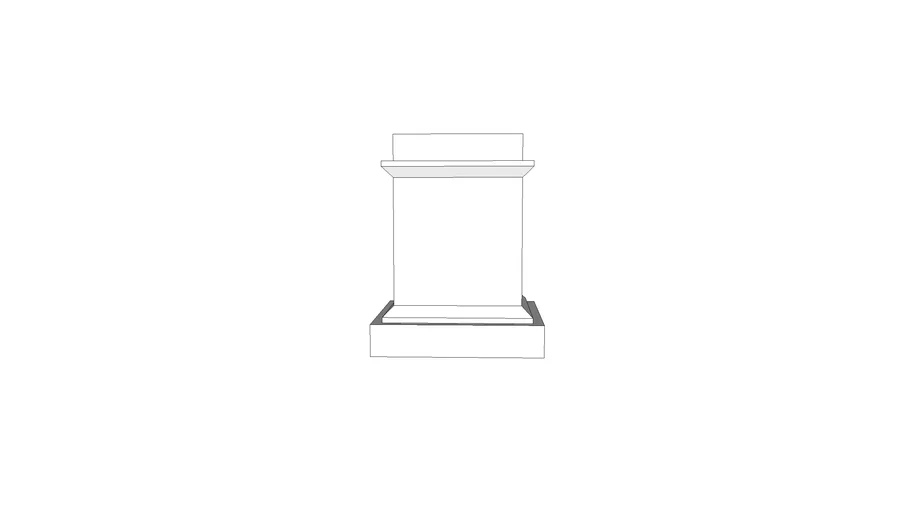 Tuscan Plinth | 3D Warehouse