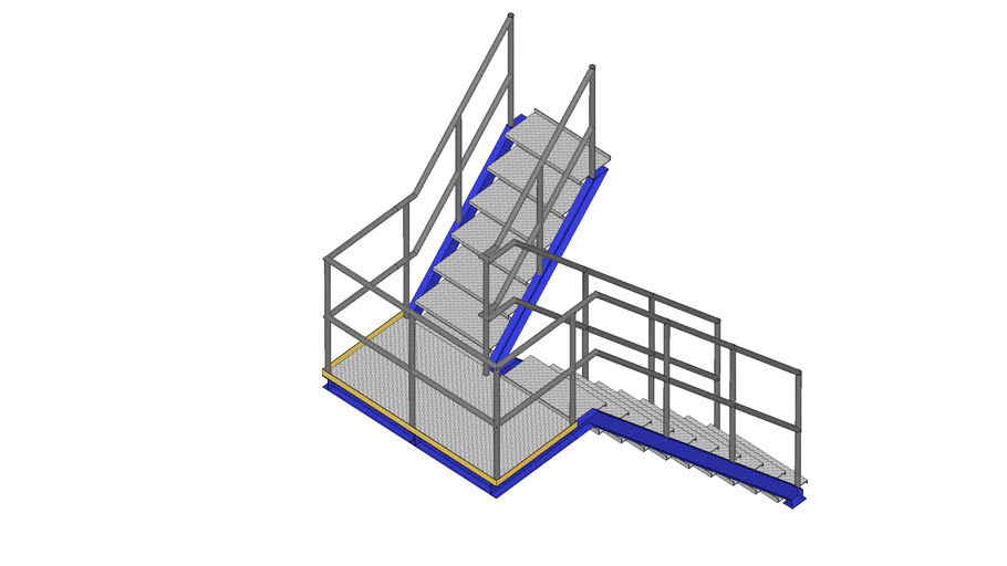 Steel Stairs | 3D Warehouse