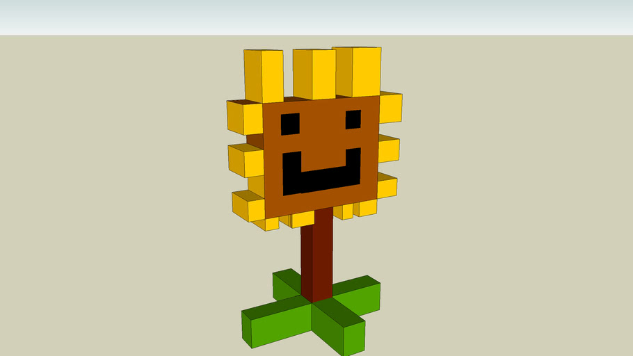 Sunflower plants vs zombies | 3D Warehouse