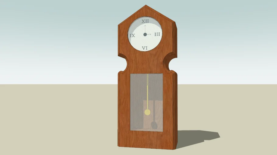Grandfather Clock | 3D Warehouse