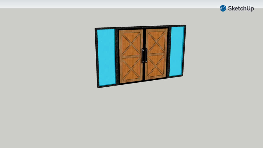 Industrial style double door | 3D Warehouse