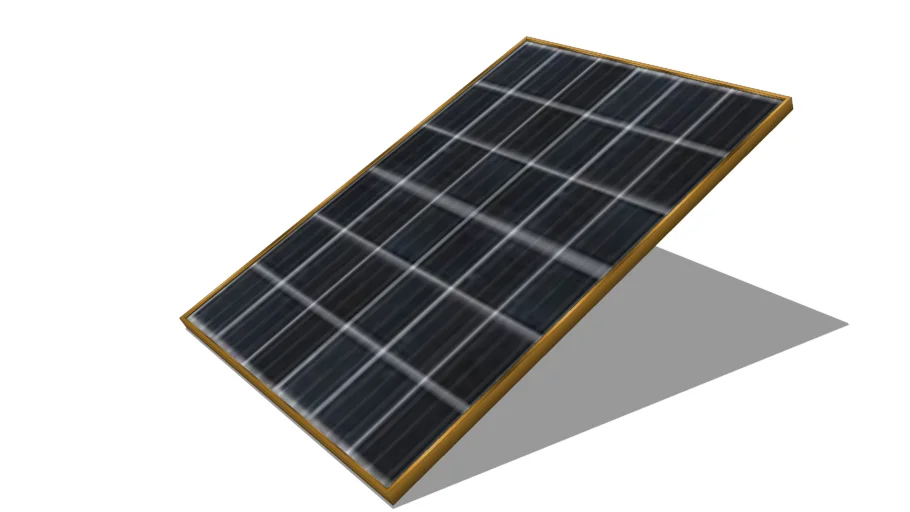 Kyocera KC200GT Photovoltaic Panel | 3D Warehouse