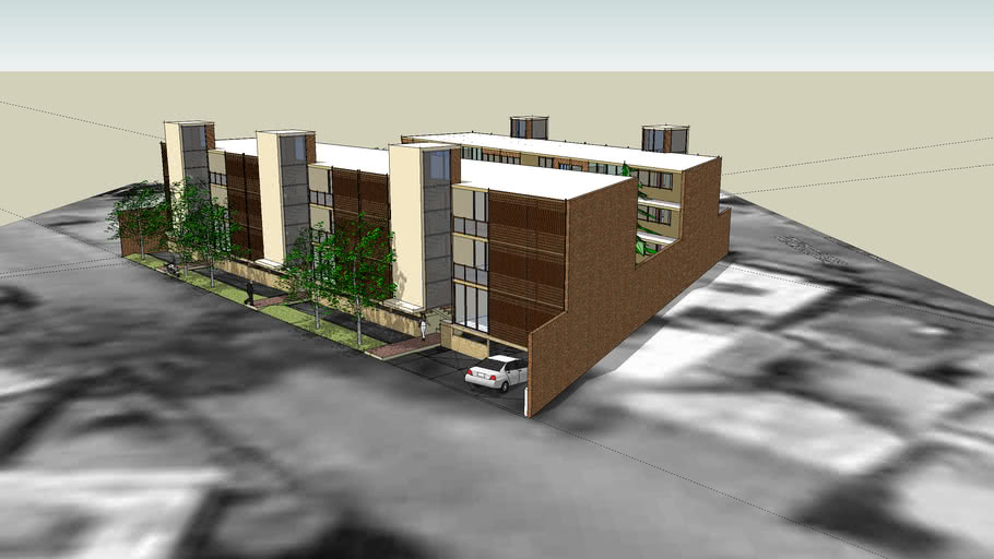 Conjunto de viviendas | 3D Warehouse