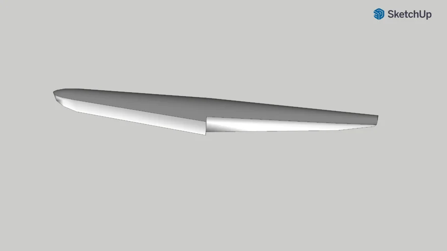 Seaplane float/fuselage | 3D Warehouse