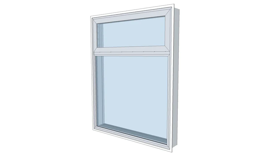 singel window with transom | 3D Warehouse