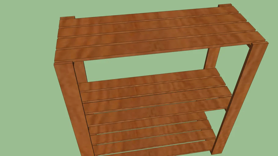 wood shelf | 3D Warehouse