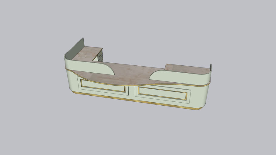 banque d'accueil blossom | 3D Warehouse