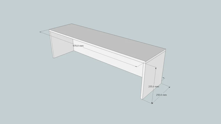 Desktop Shelf | 3D Warehouse