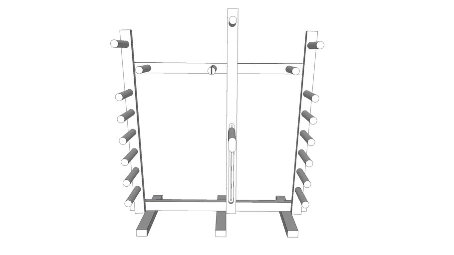 Loom Warping rack | 3D Warehouse