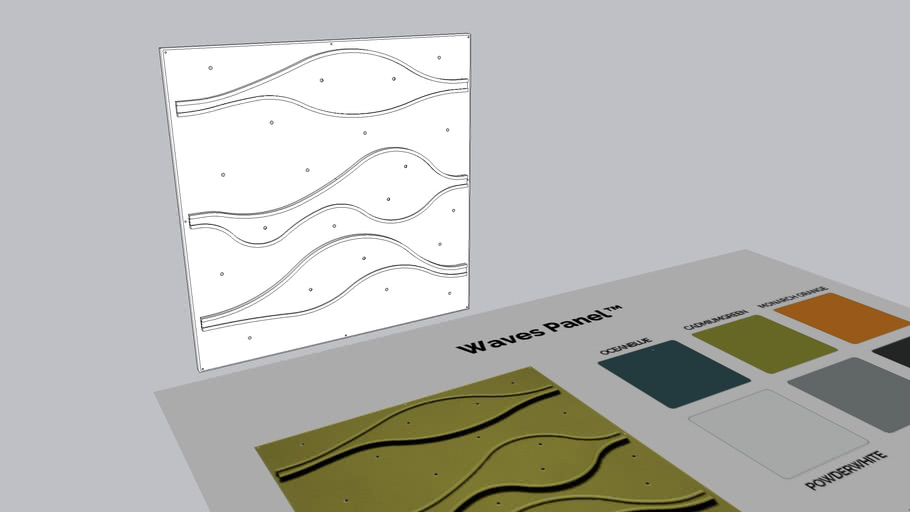 Wave Panel by Eldorado Climbing Walls | 3D Warehouse