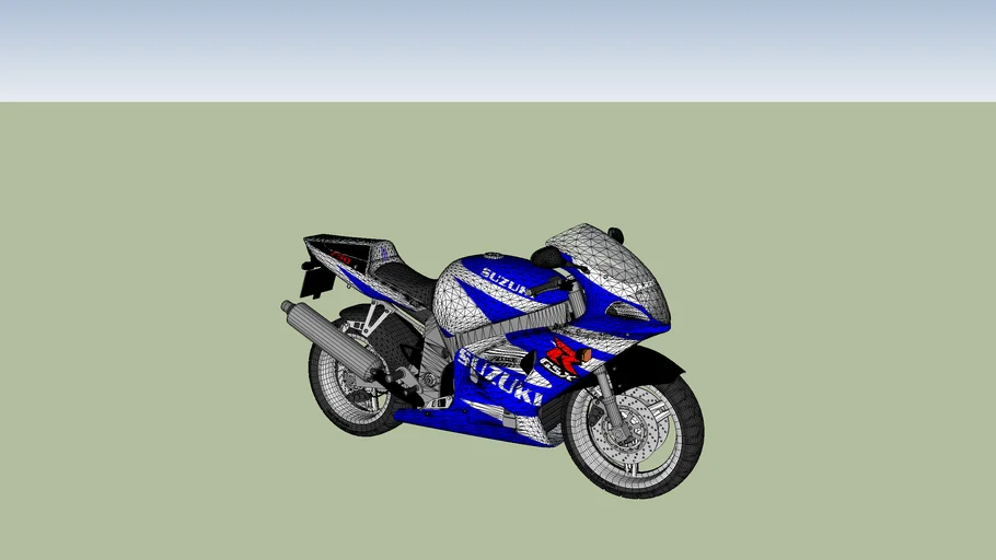 Motorcycle Suzuki GSX R Xform | 3D Warehouse