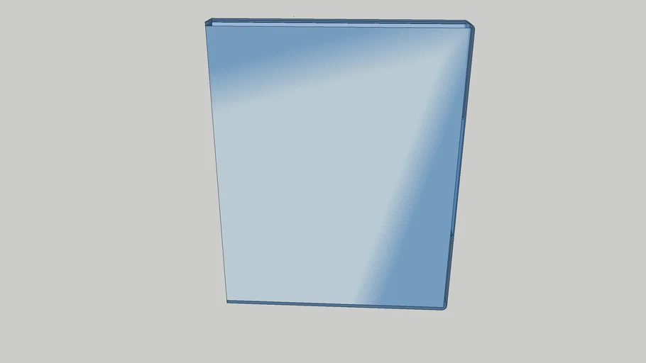 ps4 blank case model | 3D Warehouse