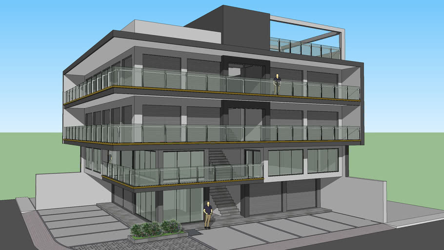 Modern Building | 3D Warehouse