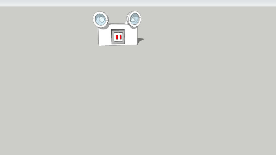 Lampara de Emergencia | 3D Warehouse
