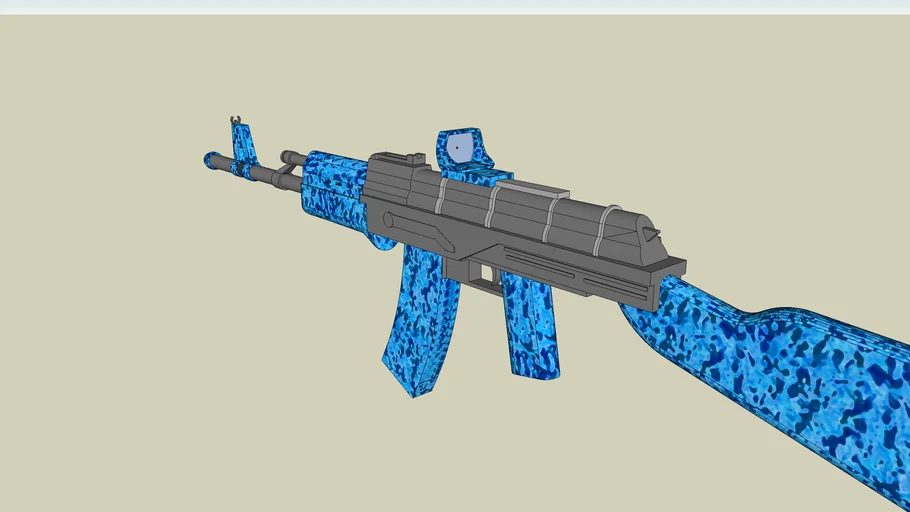 ak-47 with a cool color | 3D Warehouse