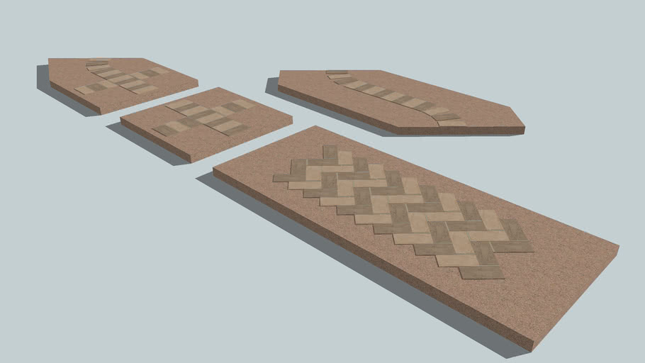 Sidewalk 2 Module | 3D Warehouse
