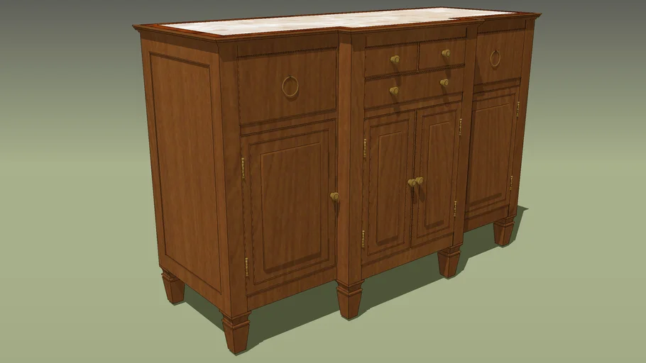 Furniture, Buffet | 3D Warehouse
