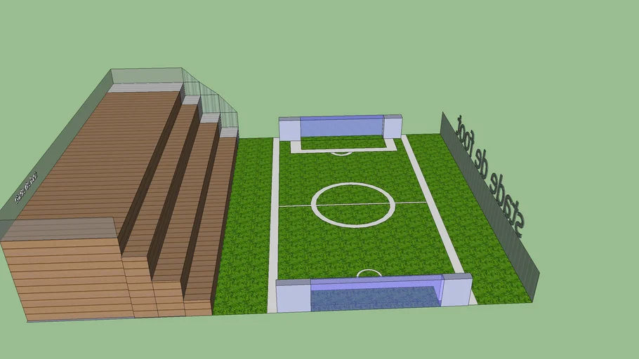 stade de foot | 3D Warehouse