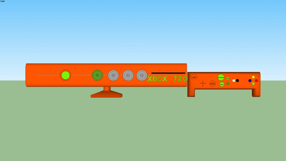 xBox 720 Console+Controller | 3D Warehouse