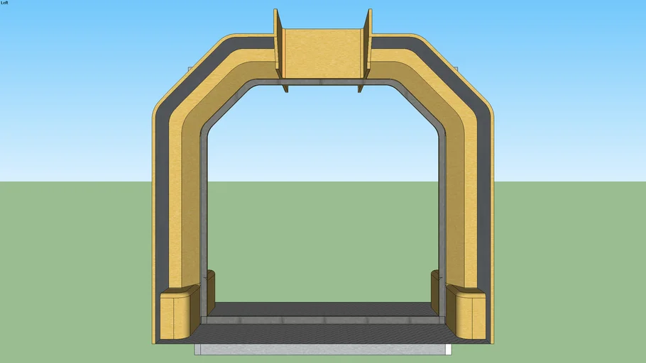 Vault 111 Door Frame | 3D Warehouse