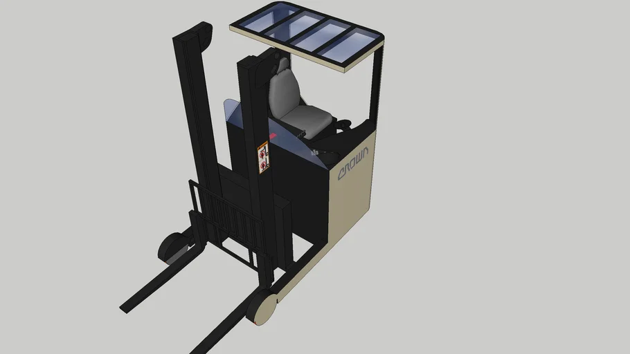 Crown forklift | 3D Warehouse