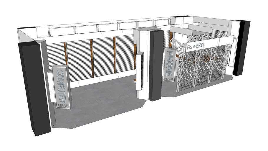 Mobile Phone Shop Design update | 3D Warehouse