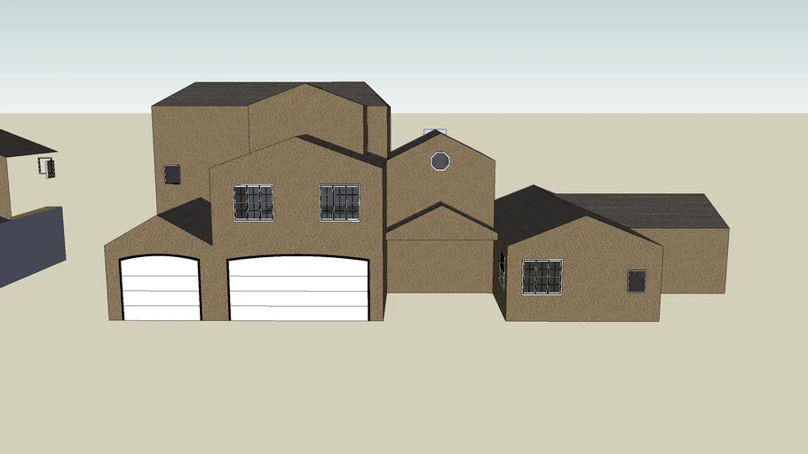 really big modern house | 3D Warehouse